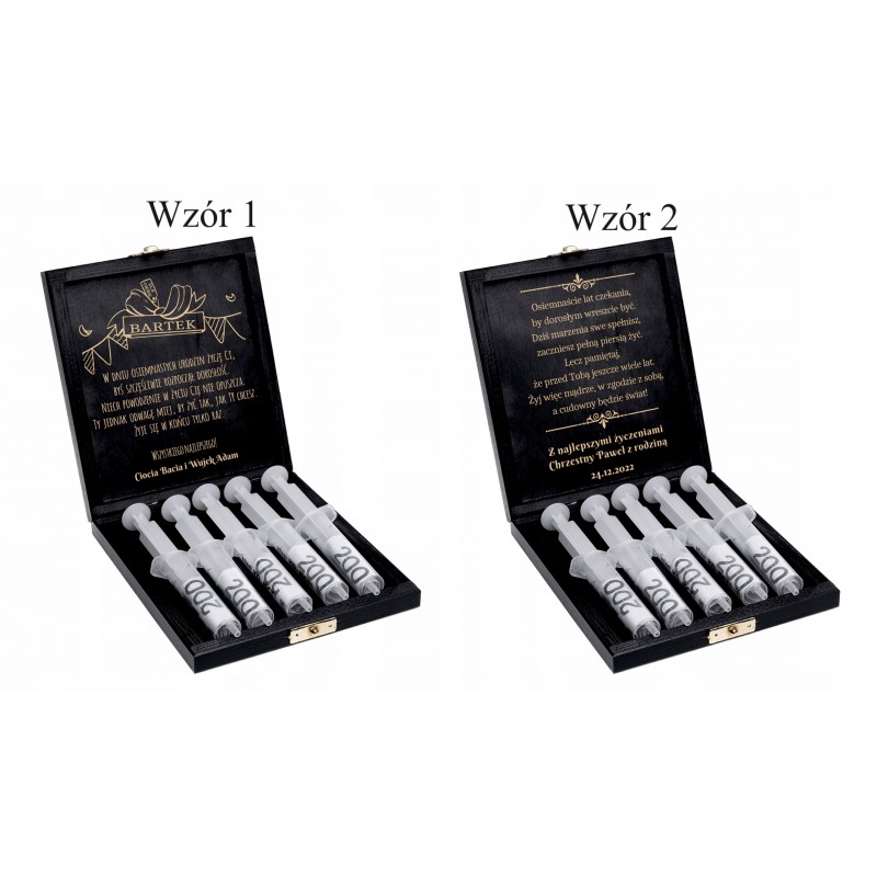 Zastrzyk gotówki -Śmieszny prezent na 18 urodziny