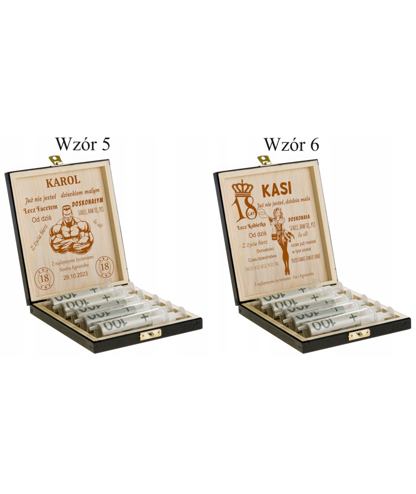 Zastrzyk gotówki śmieszny prezent na 18 urodziny